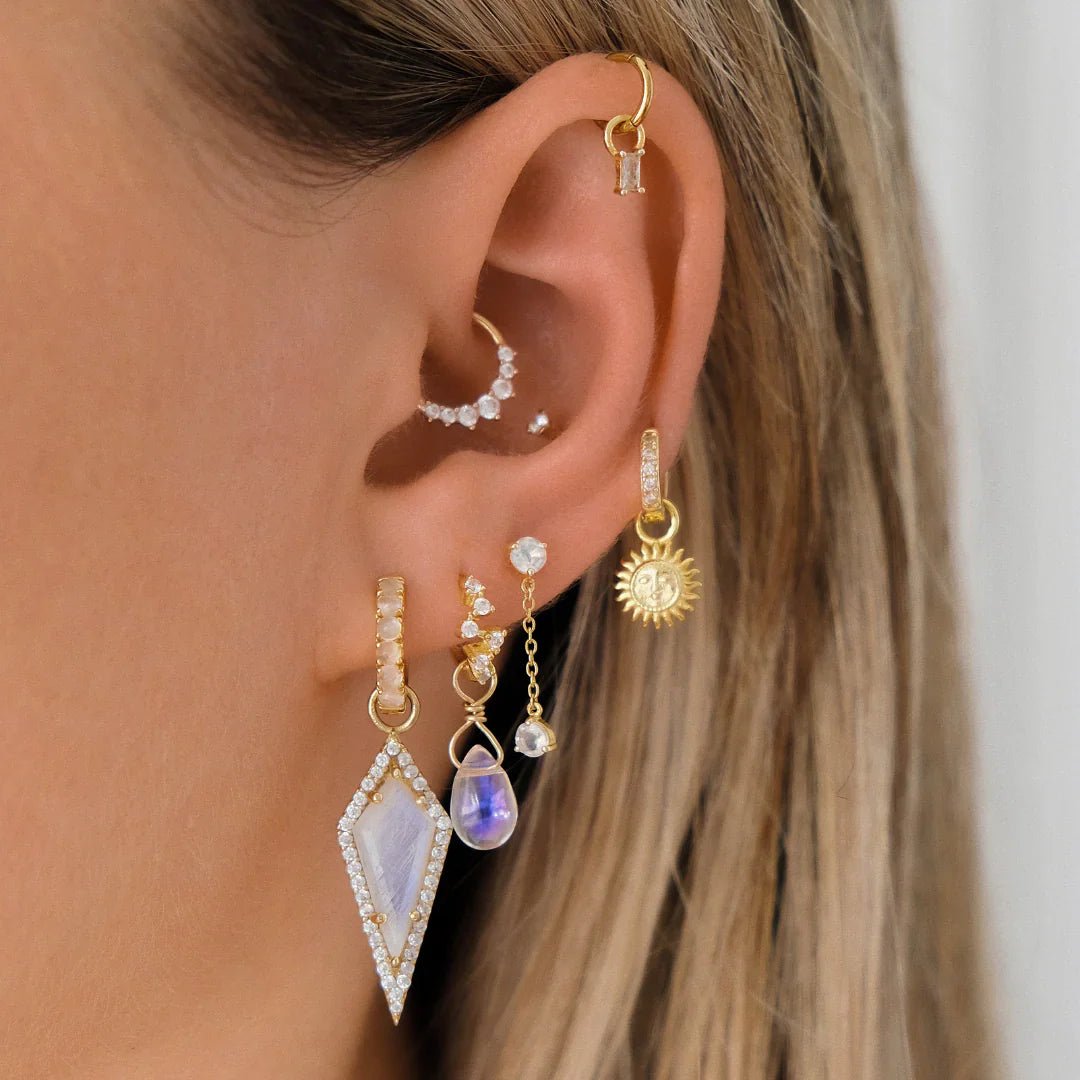 Cartilage Studs | Flat Back Labrets & Push Pins | Crystalqiao – QIAO ...
